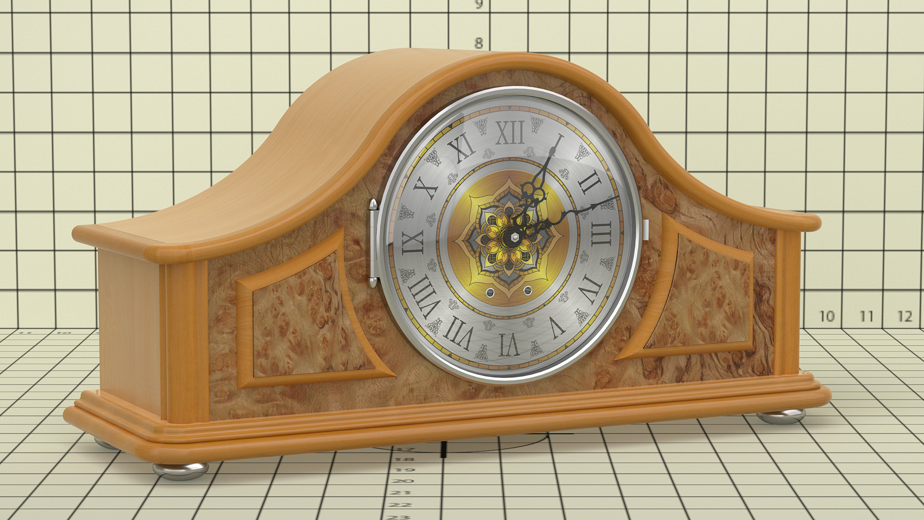 Hermle Qwirly Clock Model