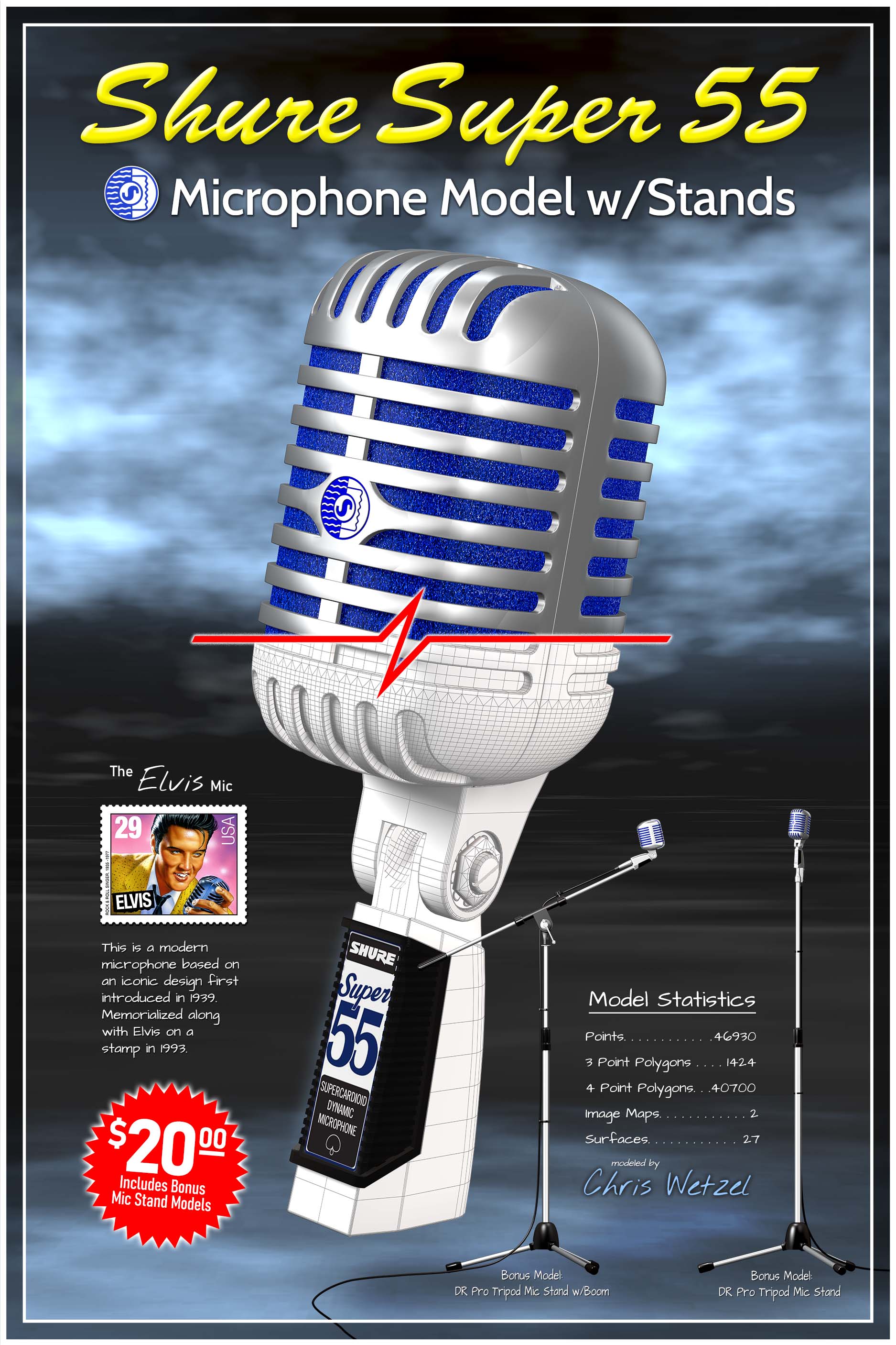 Shure Super 55 Microphone