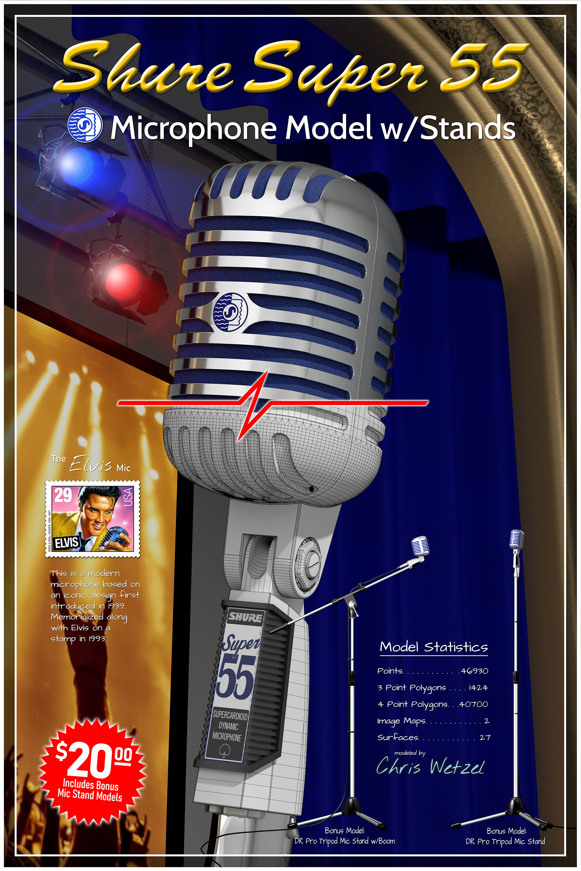 Shure Super 55 Microphone