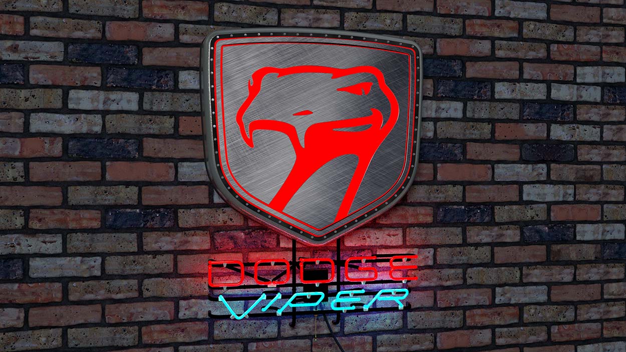 Dodge Viper Neon Sign